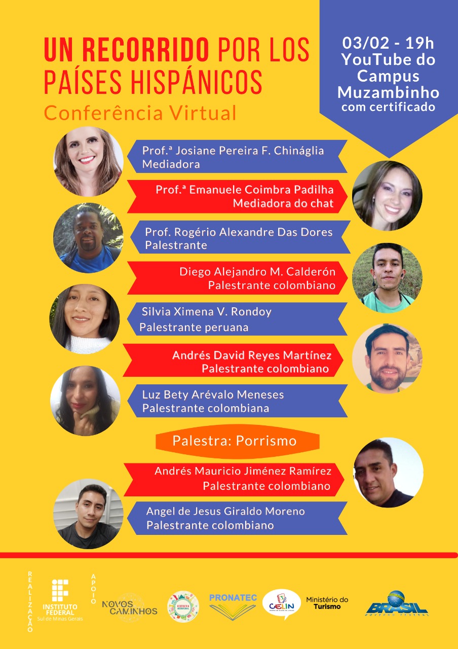 Conferência Virtual: Un recorrido por los países hispánicos